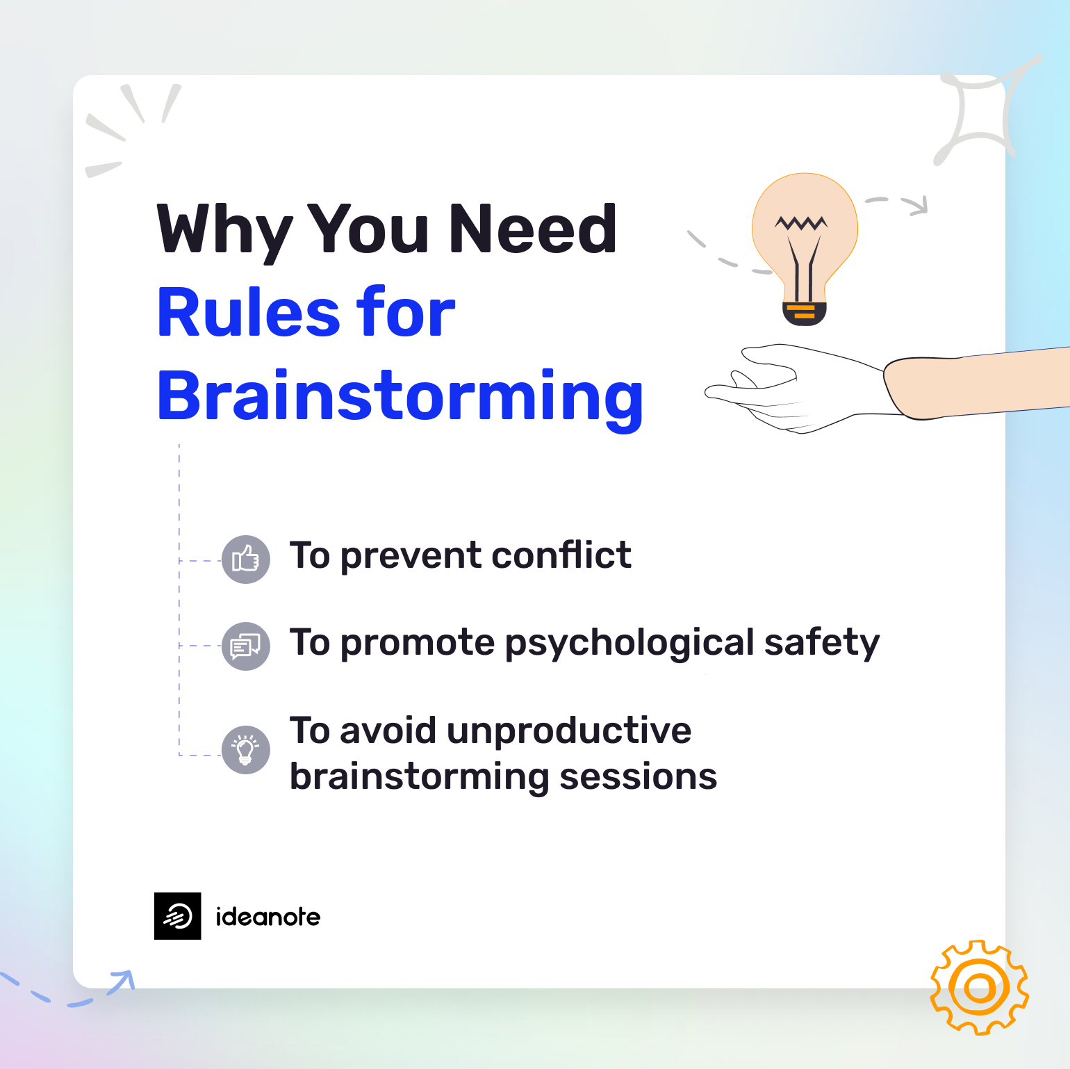 7 Essential Ground Rules For Productive Brainstorming Sessions | Ideanote Blog